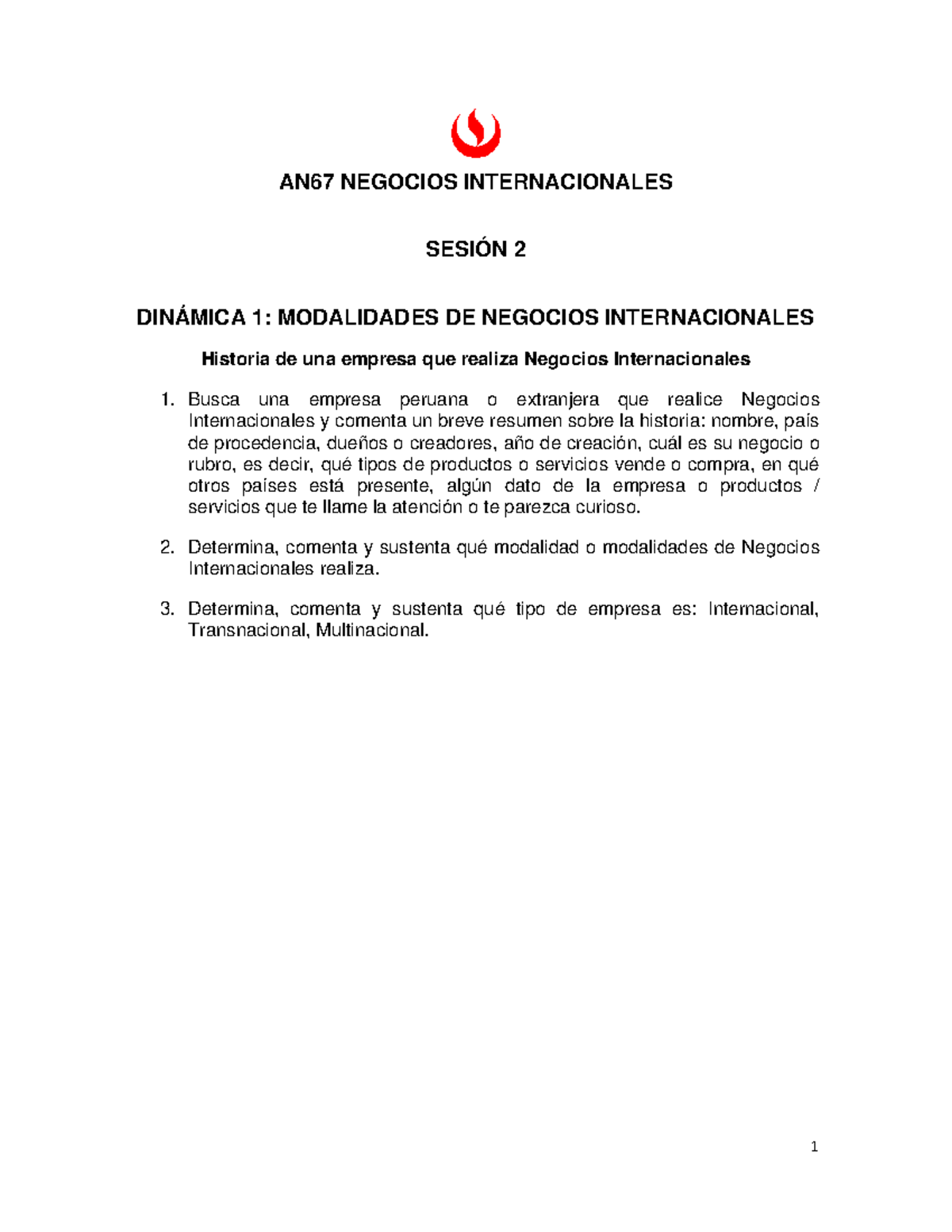 Sesión 2 - Dinamica 1 Modalidades de NNII - 1 AN67 NEGOCIOS ...