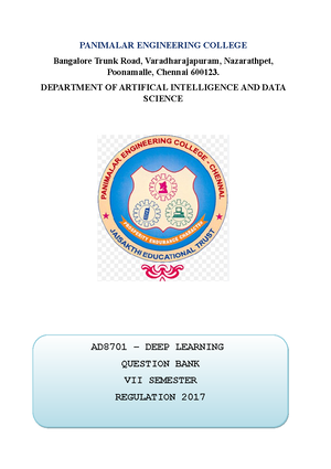 AD3501-DL-Unit 1 Notes - DEPARTMENT OF ARTIFICIAL INTELLIGENCE AND DATA ...