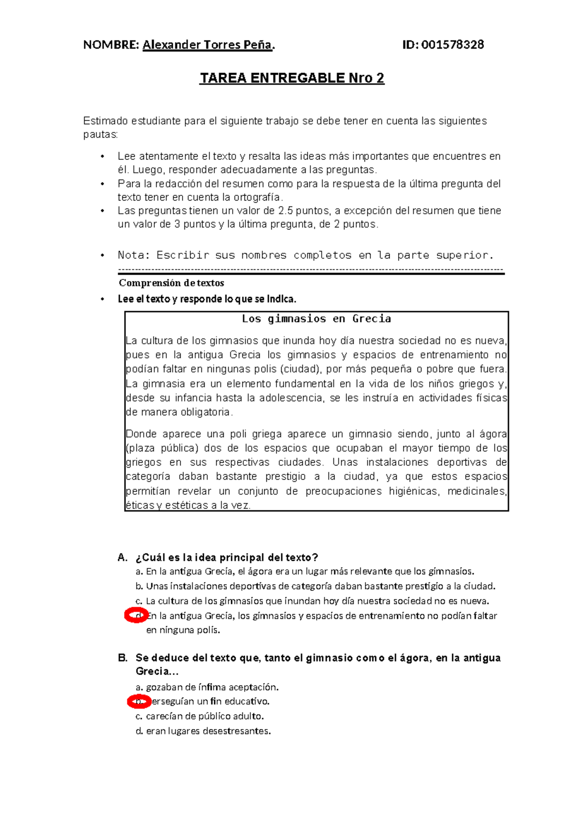 Entregable 02 comunicacion y lengu aje - NOMBRE: Alexander Torres Peña ...