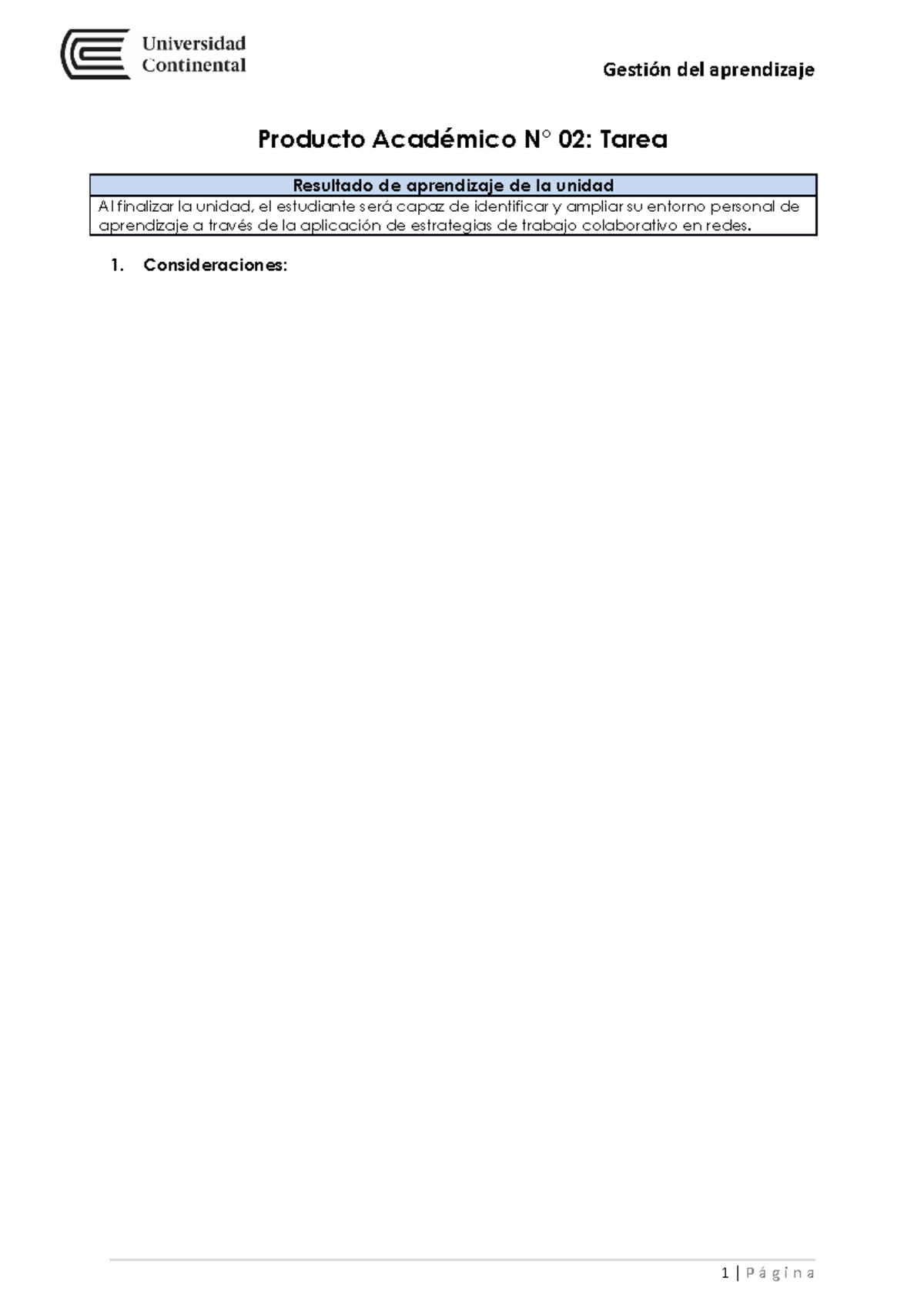 PA2 - adawdawd - Producto Académico N° 02: Tarea Resultado de ...