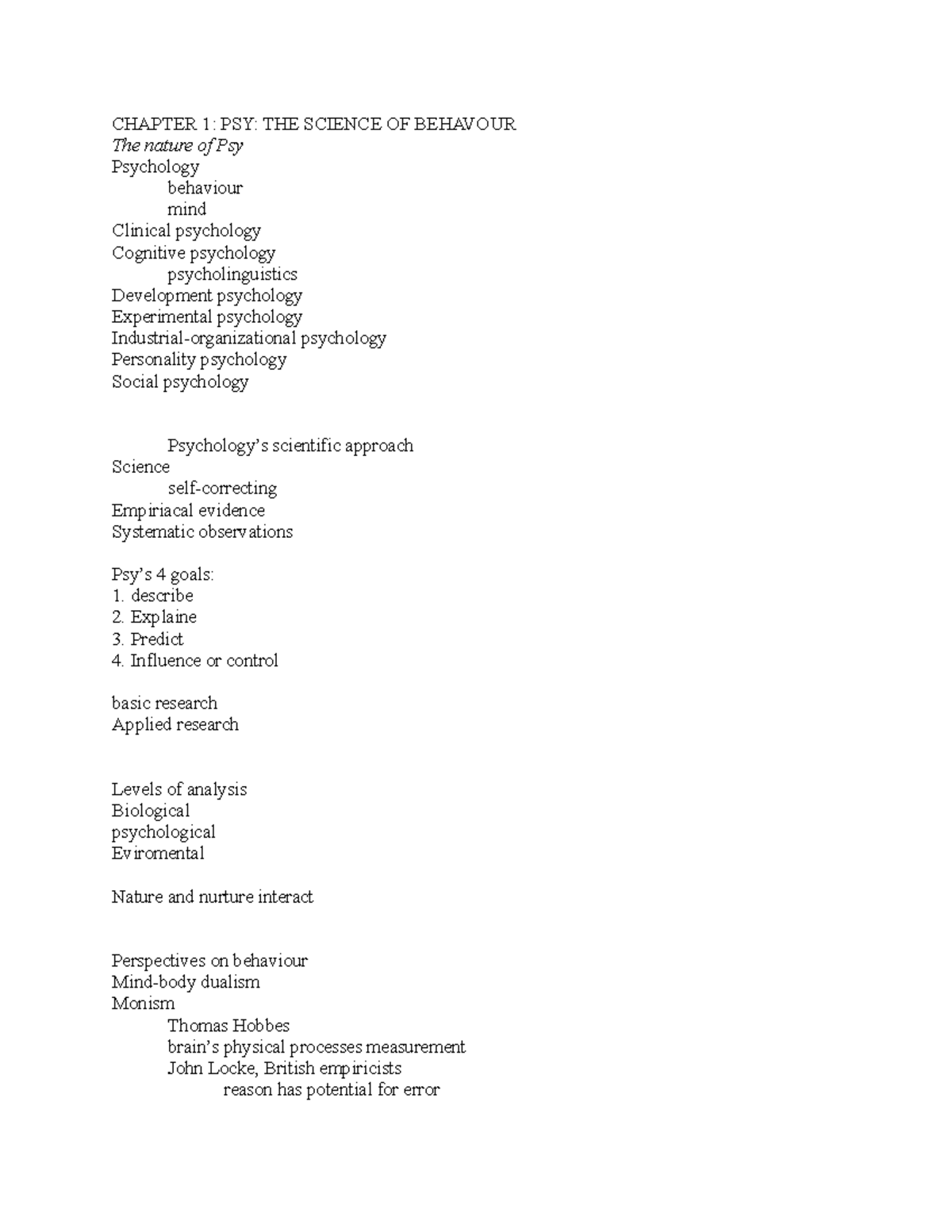 psychology-lovely-vocabs-chapter-1-psy-the-science-of-behavour-the