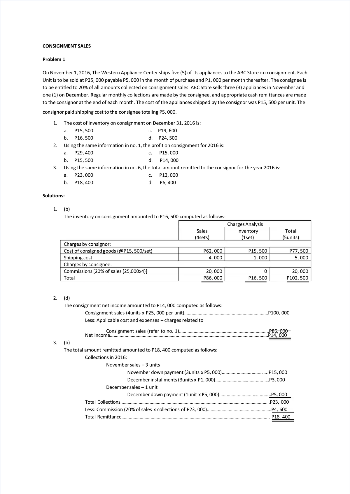 Pdf-consignment-sales-problem-1 compress This is a reviewer for ...