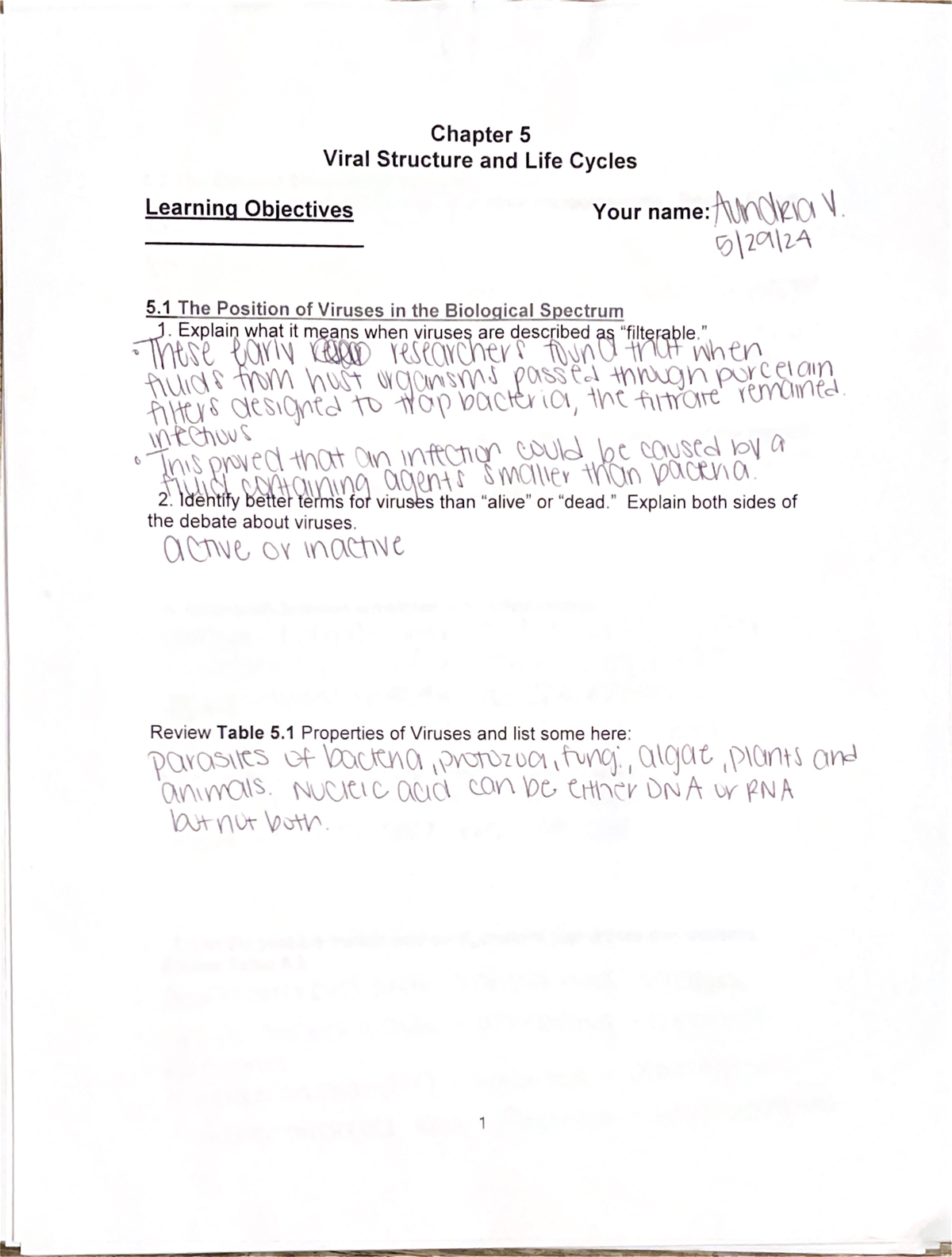 Scanned Document - Lesson 5 - Chapter 5 Viral Structure and Life Cycles ...