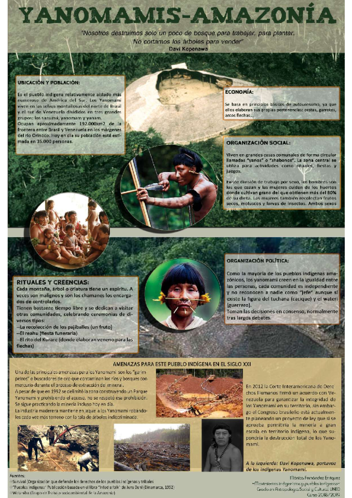 Poster PEC Movimientos Indigenistas 1 Yanomamis - Movimientos ...