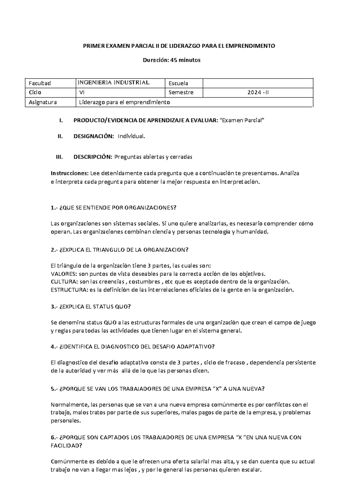 Examen+ Parcial+III+DE+ Liderazgo+%28H%C3%91C%29 - PRIMER EXAMEN ...