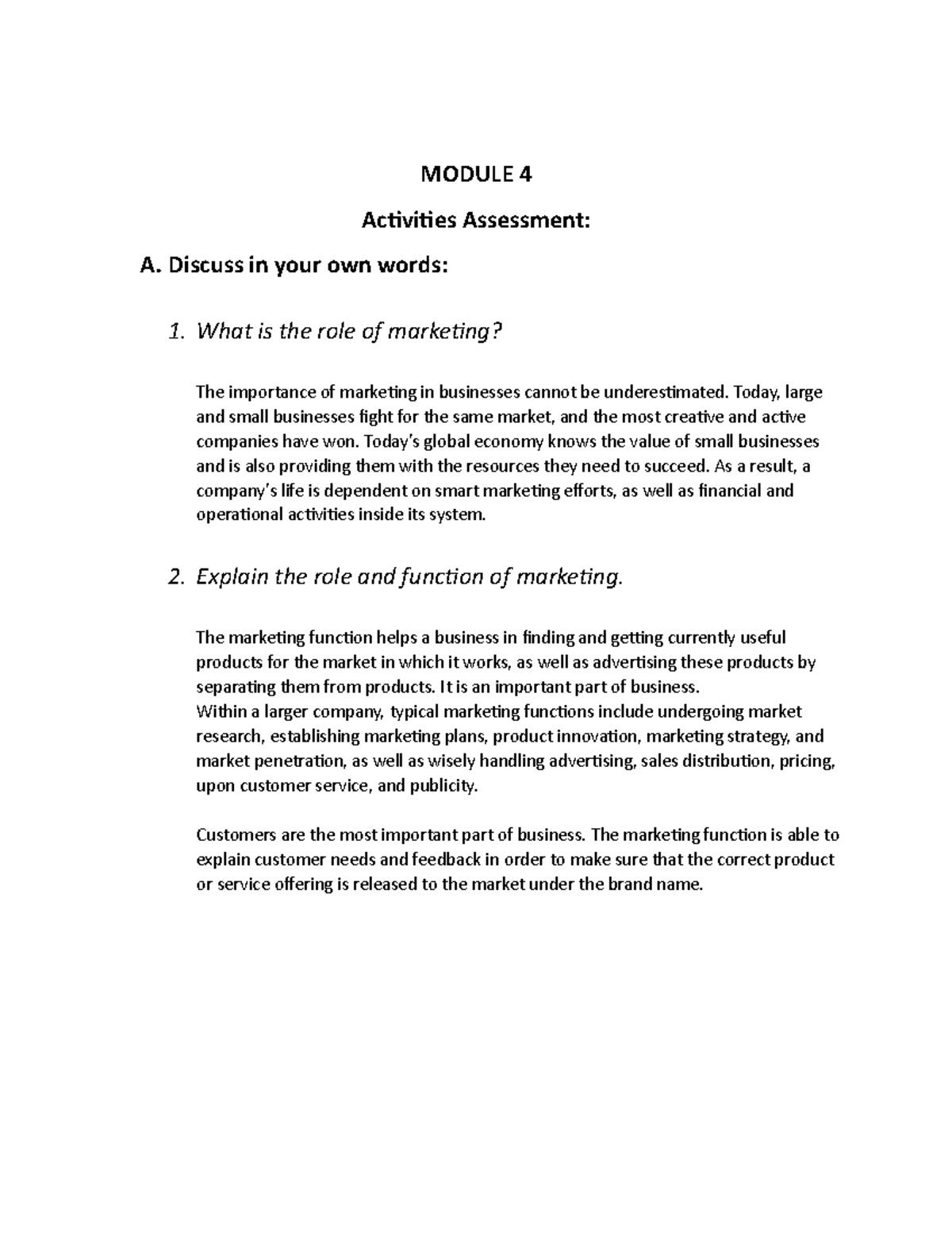 Module 4 Technoprerneurship granted some of the charges - MODULE 4 ...