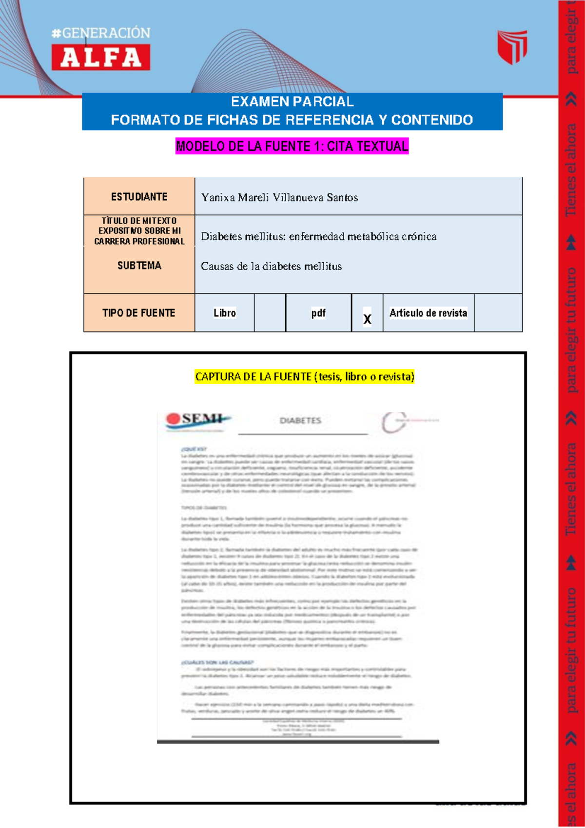 Y- Formato PARA EL Examen Parcial - | EXAMEN PARCIAL FORMATO DE FICHAS DE REFERENCIA Y CONTENIDO ...
