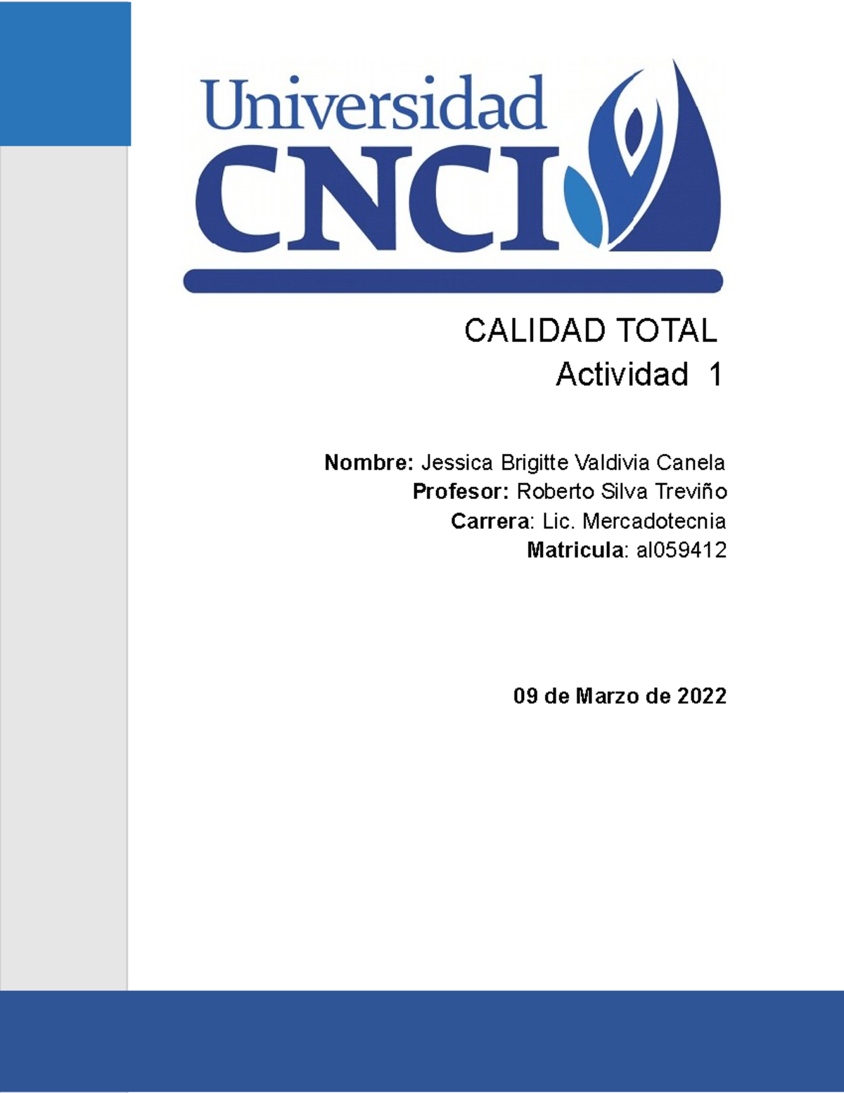 Actividad 1 - Hablar de investigación de mercado es abarcar un concepto ...