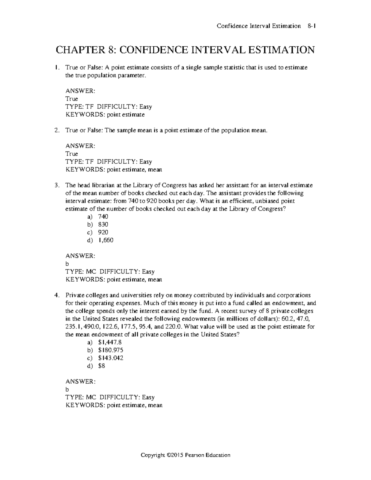 Scholar.cu - informative - Confidence Interval Estimation 8- CHAPTER 8: CONFIDENCE INTERVAL ...
