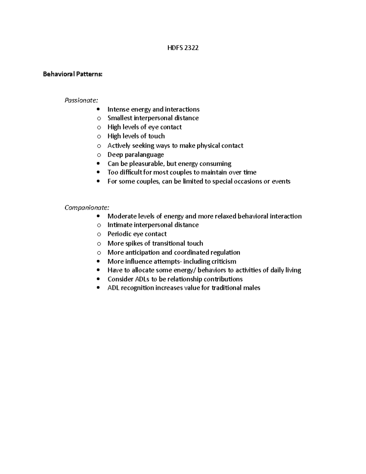 Behavioral Patterns - Studocu