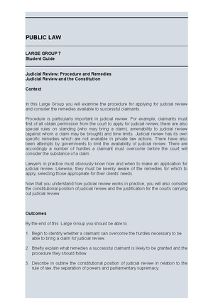 THE Human Rights ACT - Module = Public Law - THE HUMAN RIGHTS ACT The ...