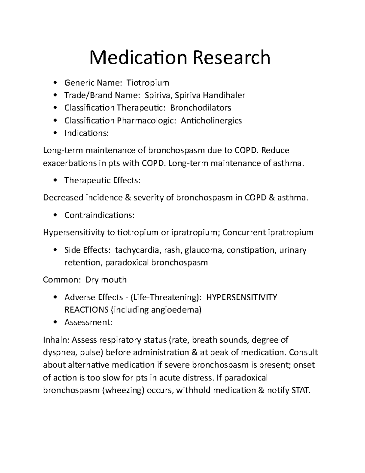 Medication Research - YES - Medication Research Generic Name ...