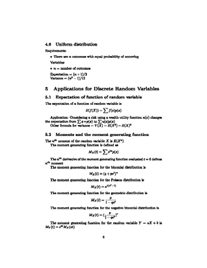 Exam p review 1 - These notes cover the foundations of probability and ...