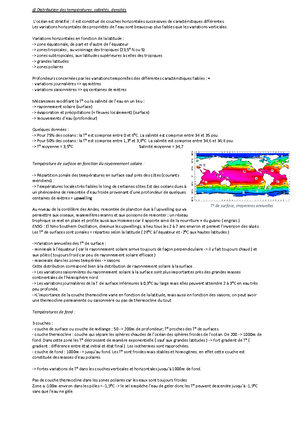 Océanographie physique 2 - Partie IV : La circulation dans l’océan ...