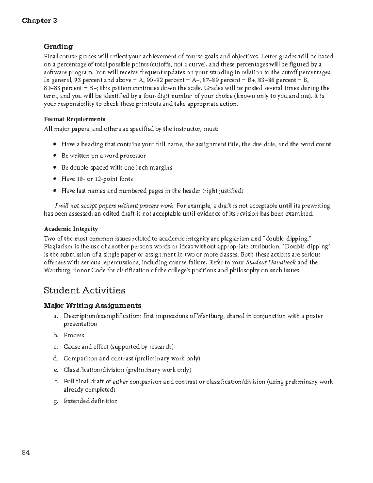 English Language and Composition-39 - 84 Chapter 3 Grading Final course ...