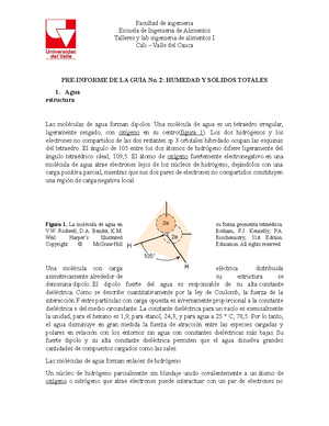 Informe de laboratorio No. 5 Lipidos - Escuela de Ingeniería de Alimentos Talleres y Laboratorio ...