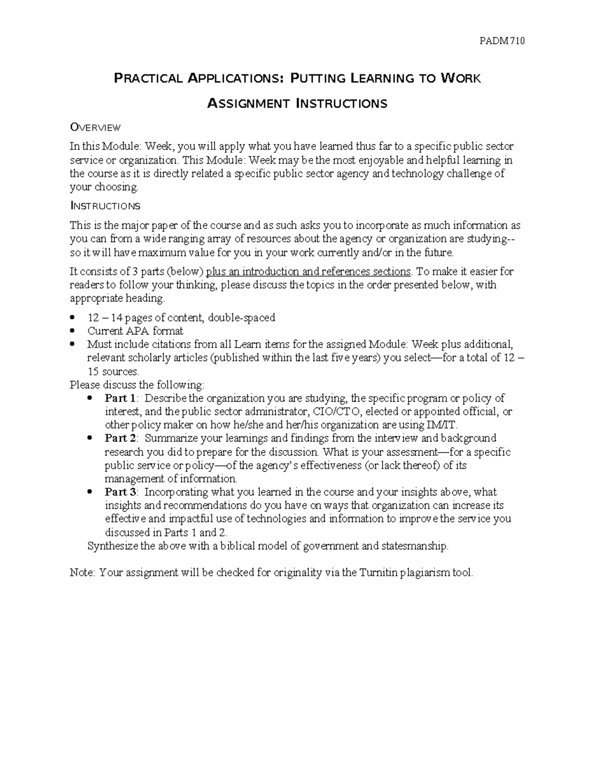 Research Paper Practical Applications Assignment Instructions-1 - PADM ...