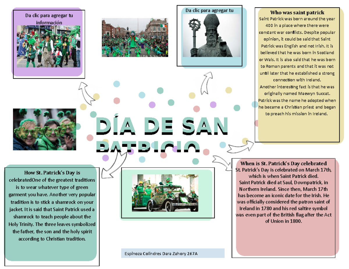 Día De San Patricio - DÍA DE SAN PATRICIO Da clic para agregar tu ...
