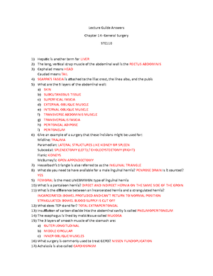 Chapter 14 Lecture Guide part 2 Answers - Lecture Guide Answers Chapter 14 pt. 2 – General ...