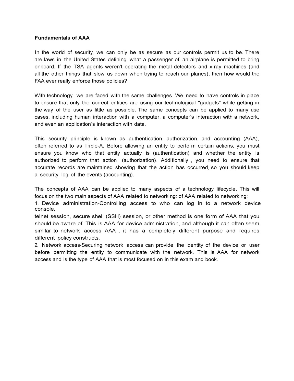 Week 10-14 - Implementing System Security - Fundamentals of AAA In the ...