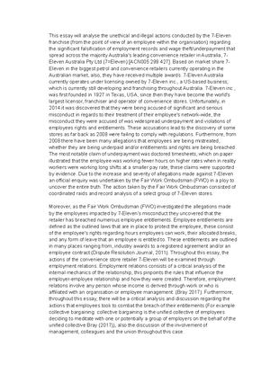 Week 1 Tutorial Activity 3 - Case Study - Values and the 2011 Qantas ...