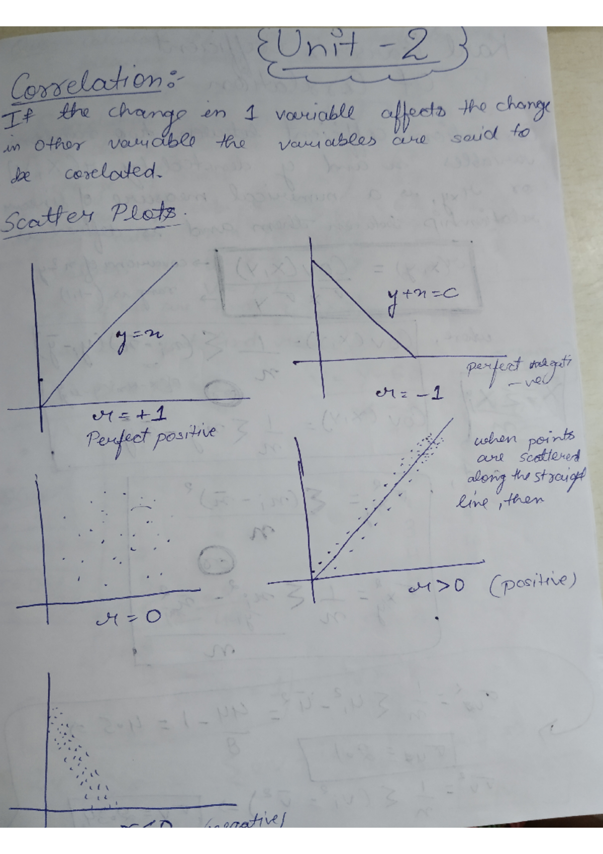 Unit 2 (+CA) - notes - probability and statistics - Studocu