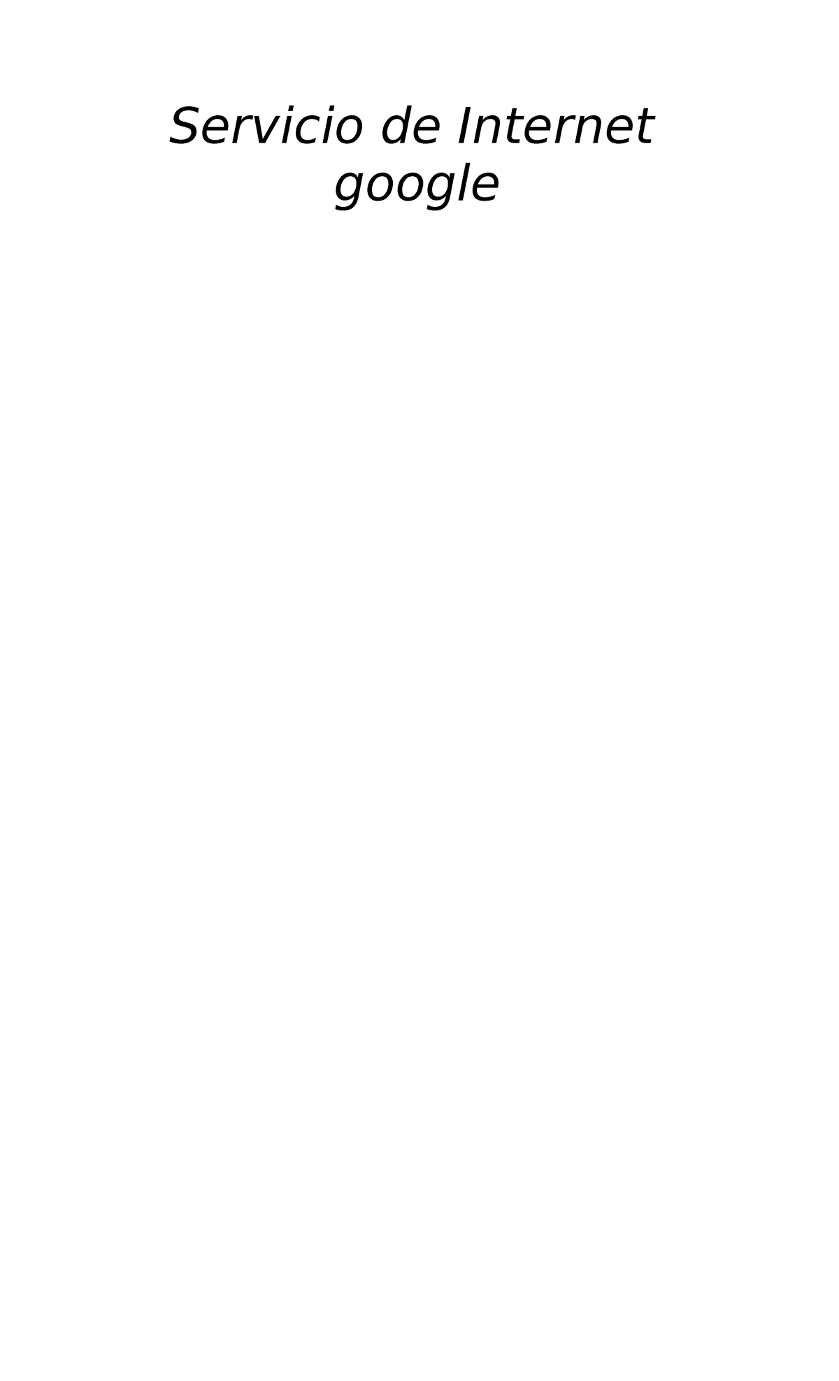 INFO II alta en google - informatica 2 - Servicio de Internet google ...