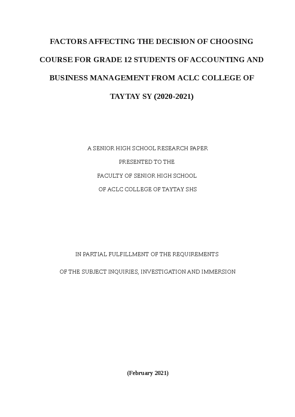 Inbound-472754875 - Okau - FACTORS AFFECTING THE DECISION OF CHOOSING ...
