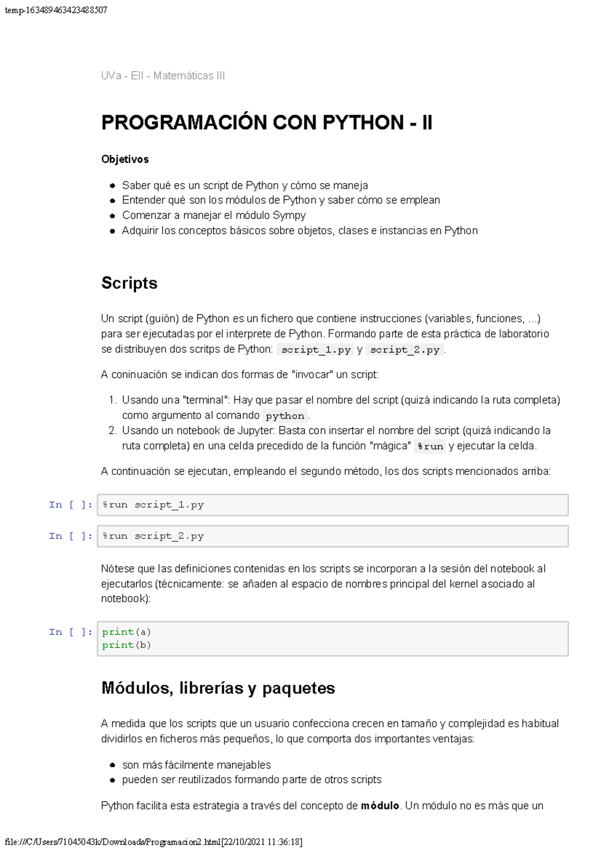 PDF´S DE Python - UVa - EII - Matemáticas III PROGRAMACIÓN CON PYTHON ...