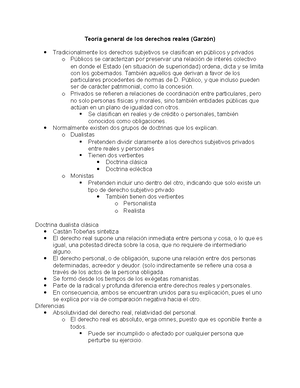 Diferencias entre derecho real y derecho personal: obligaciones propter ...