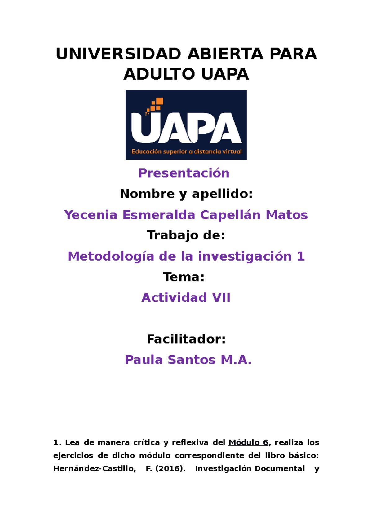 Metodologia tarea 7 - agrimensura - UNIVERSIDAD ABIERTA PARA ADULTO ...