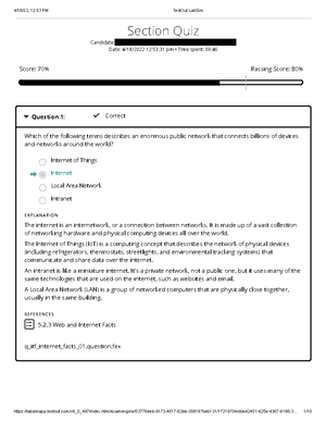 Explore the Motherboard Lab - Test Out Lab Sim Results - 4/6/22, 3:38 ...
