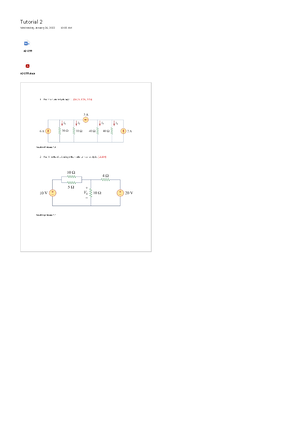 APSC 255 Tutorial 3 - Mesh analysis, Nodal Analysis - APSC 255 - Quiz 1 Wednesday, January 26 ...