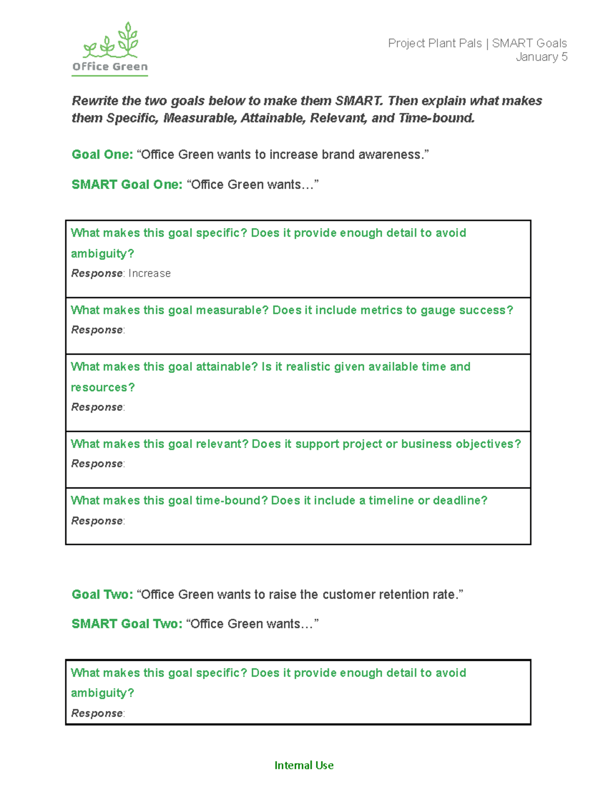 Activity-Template - Smart-goals - Project Plant Pals | SMART Goals ...