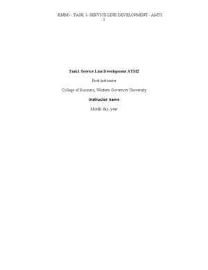 C207 data driven decision making task1 - C207 - Studocu