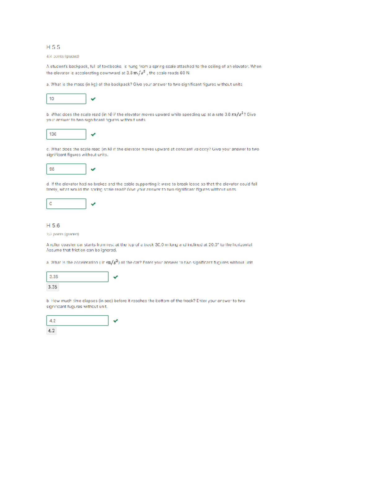 Week 5 Problems part 5 - PHYS117 - Studocu