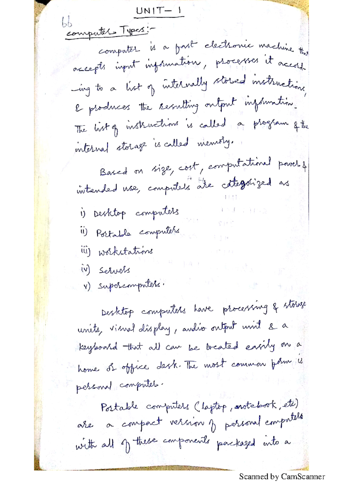 COMP unit 1 - Computer Organization - Studocu