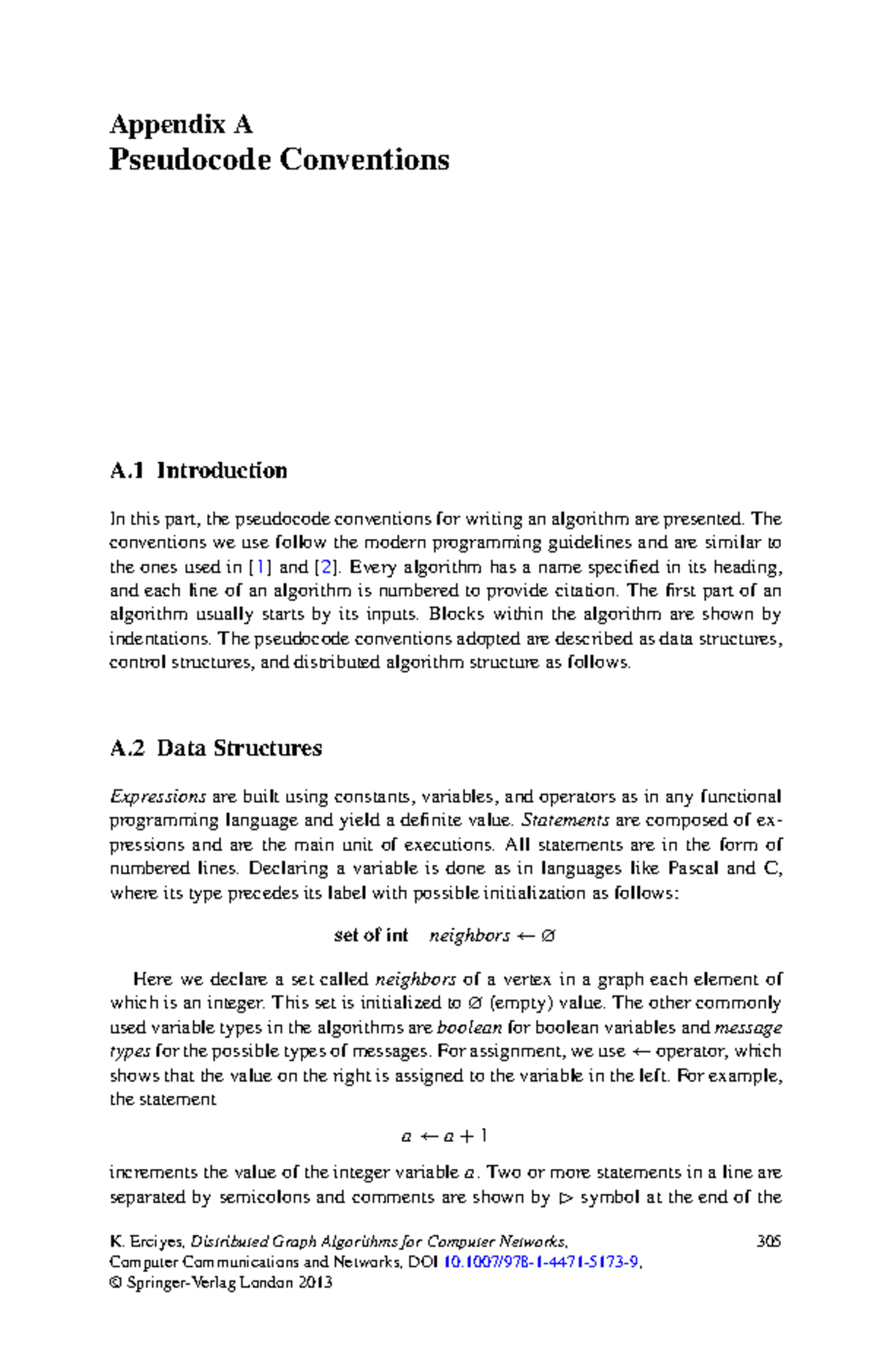 2 Algorithms And Networking For Computer Games 2006 Smed Appendix A Pseudo‐code