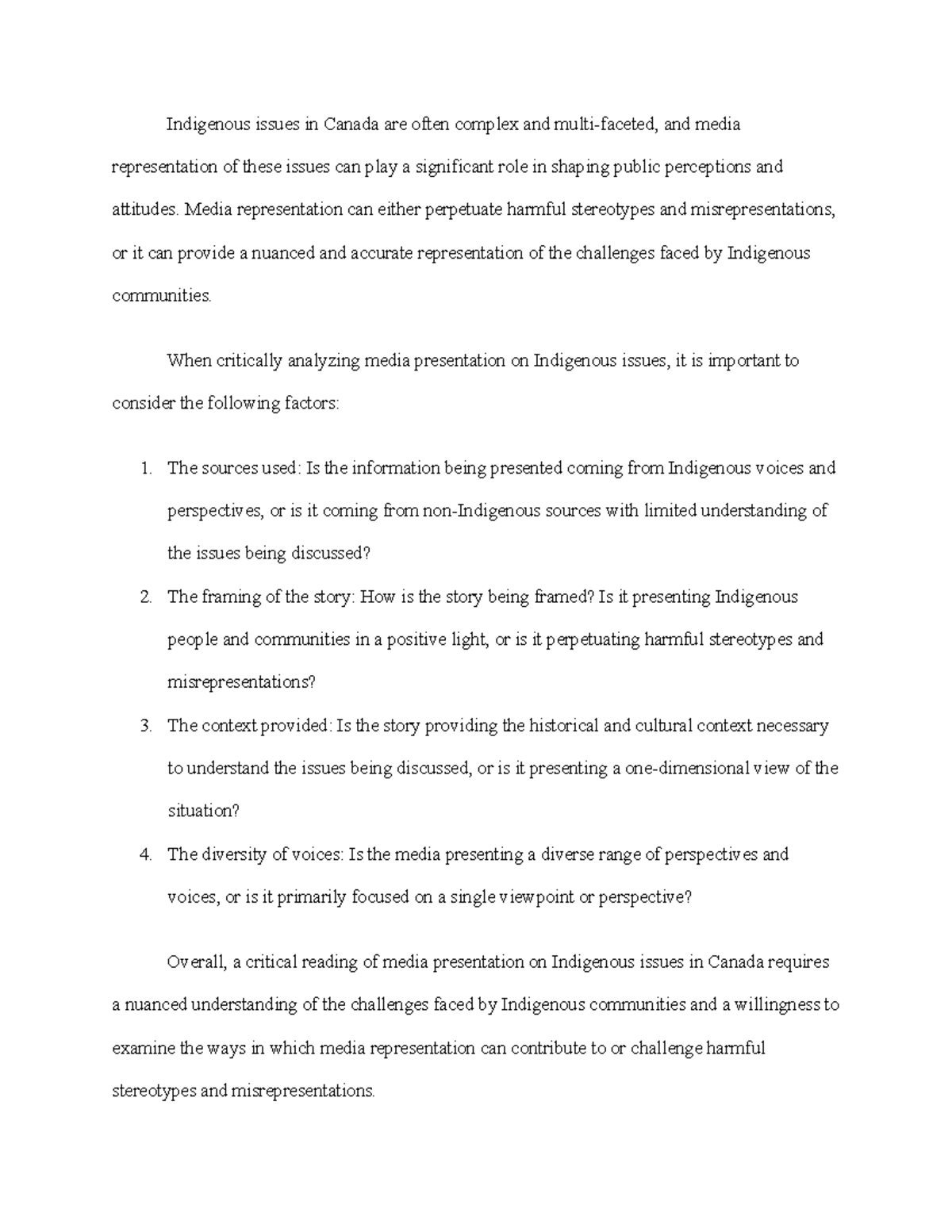 Indegenous Issues - Indigenous issues in Canada are often complex and ...