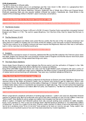 History british isles - A history of the British Isles 30/11: intro ...