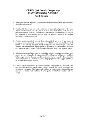 Part 1-Tutorial 3-Questions - Page 1 of 2 CZ3006 (Net Centric Computing) CE3005 (Computer ...