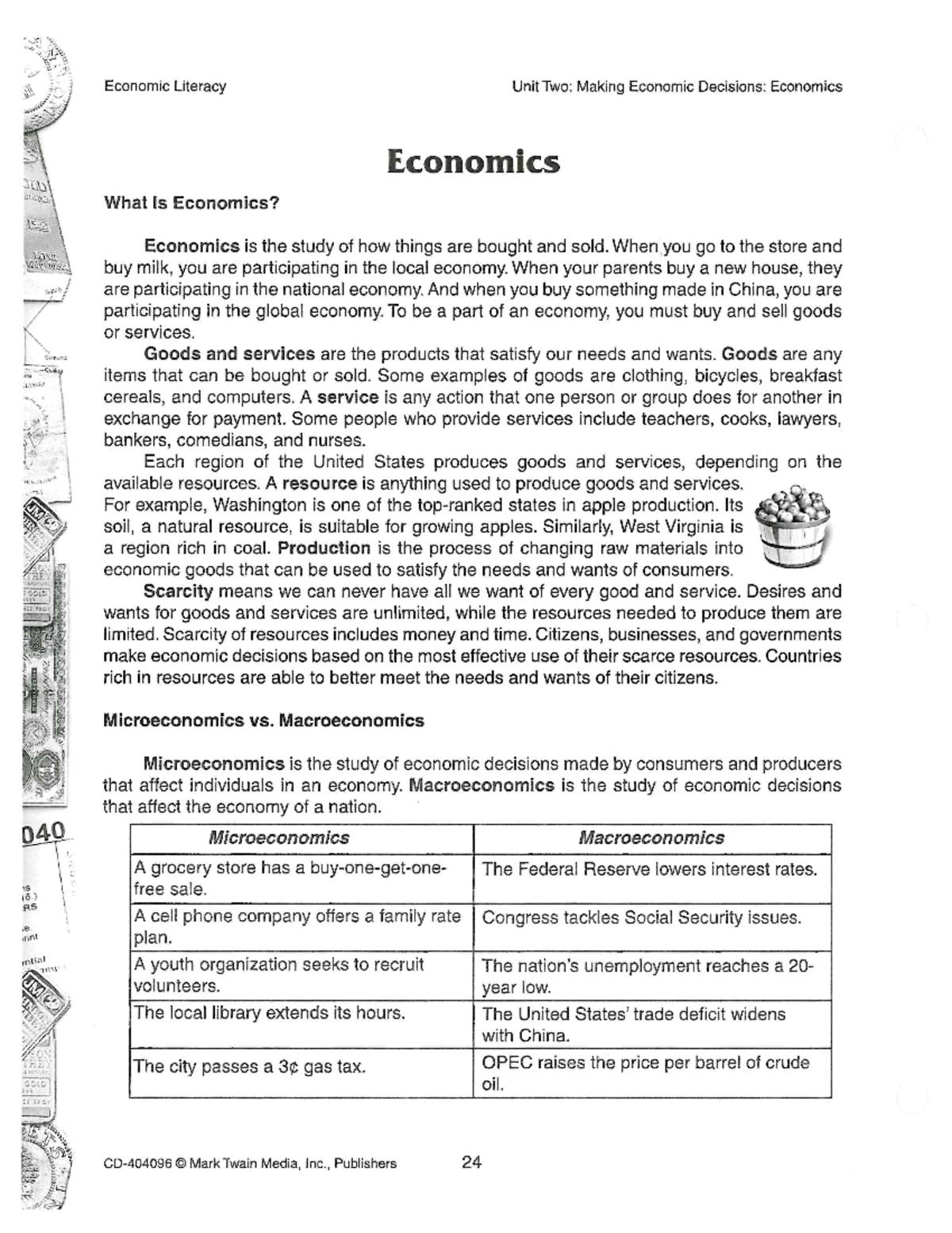 Economics Worksheet - ojo[s - Studocu