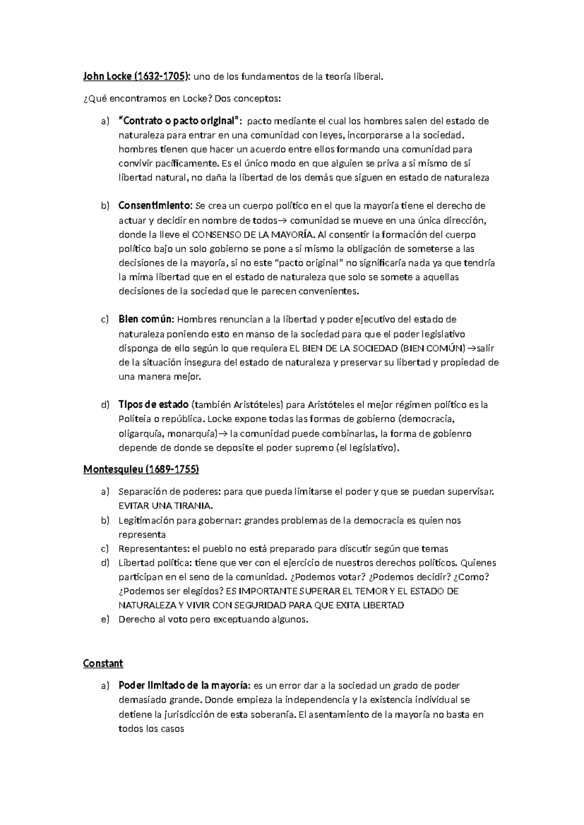 RESUMEN AUTORES FILO - John Locke (1632-1705): uno de los fundamentos ...