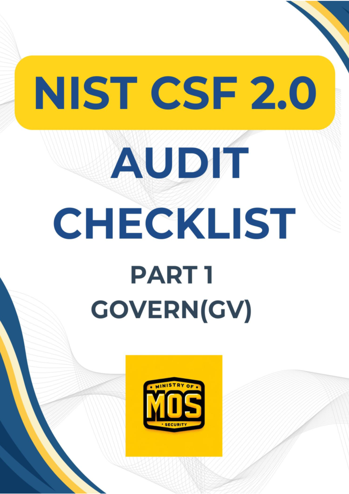 NIST 2.0 Audit Checklist - NIST CSF 2 Audit Checklist Function GOVERN ...