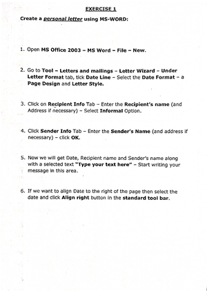 Computer Basics and PC Software Lab - BCSL-013 - IGNOU - Studocu