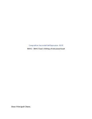 D269 - Writing with a Strategy - Task 3 Written Response - D269 ...