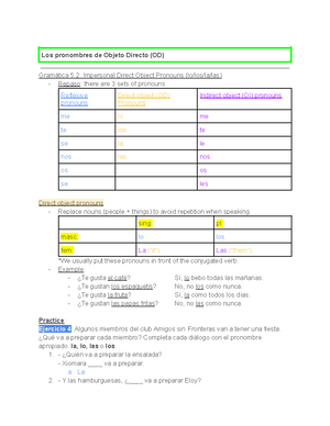 Gramática 7.4 The Preterite Tense of Regular Verbs - The Preterite ...