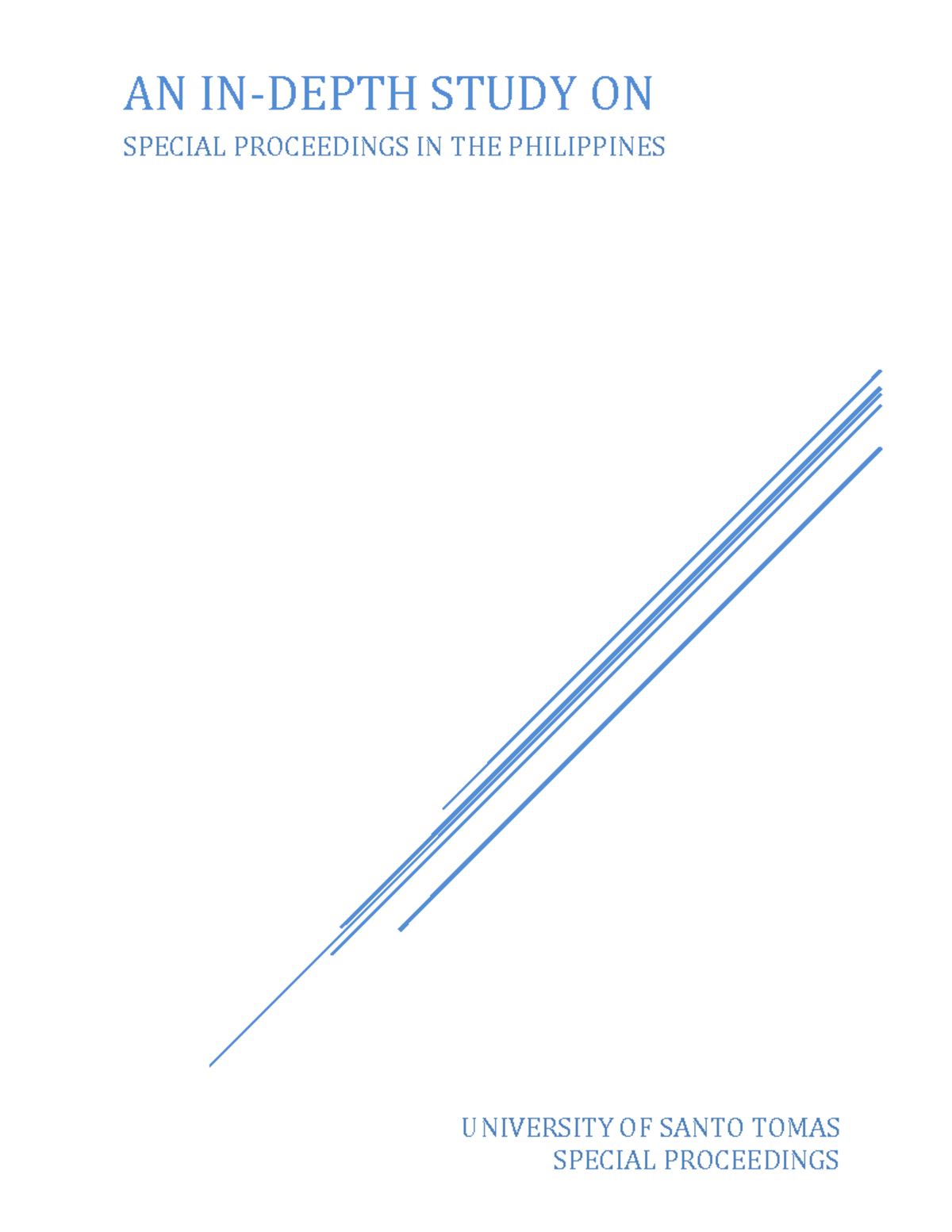Special Proceedings Transcript - UNIVERSITY OF SANTO TOMAS SPECIAL ...