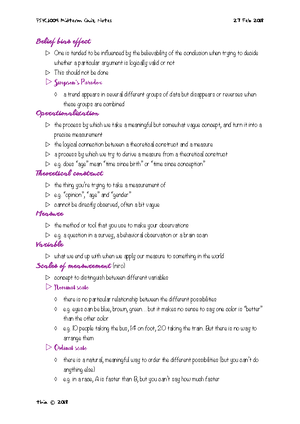 Formula sheet (Caldwell) - Introduction to quantitative methods in psychology - Studocu