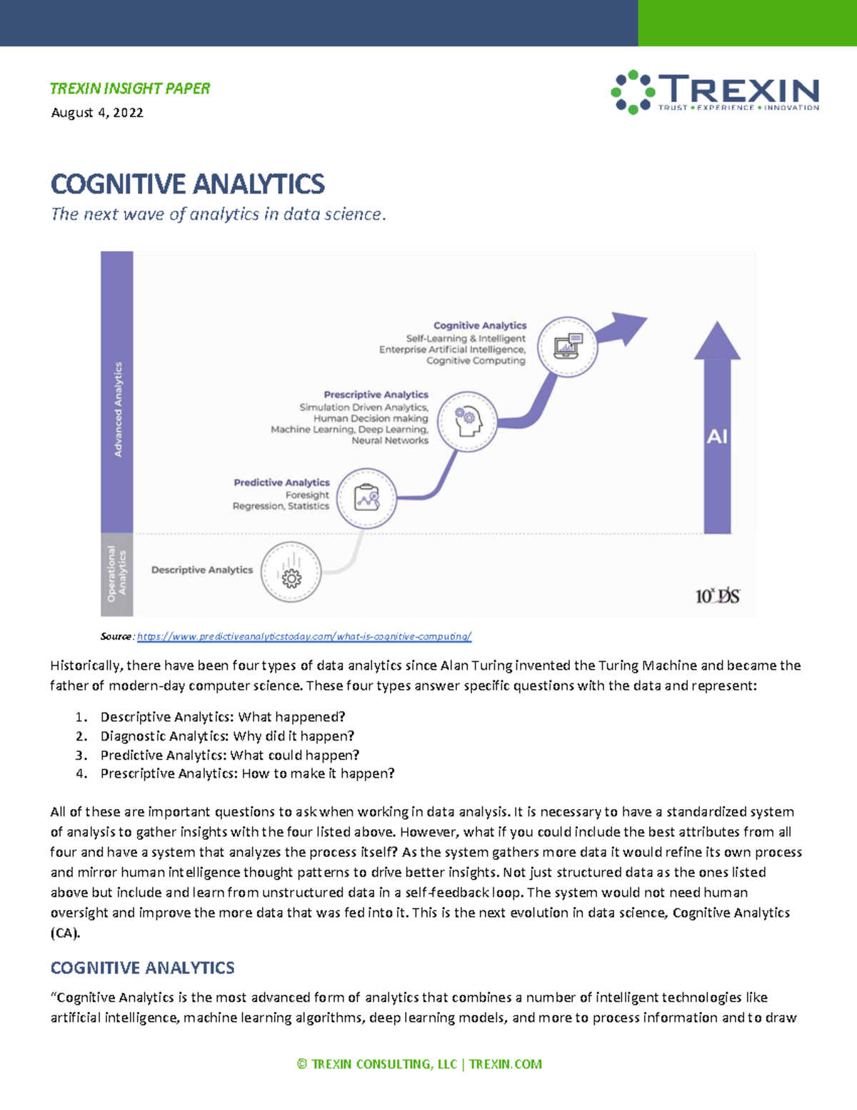 Tip Cognitive Analytics - COGNITIVE ANALYTICS The next wave of ...